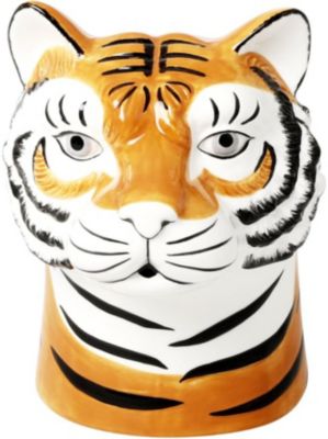 Keramik Vase "Tiger", H19cm, rice | myToys