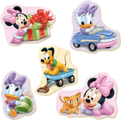 Baby Puzzles Minnie, 5 x 3 bis 5 Teile, Disney Minnie Mouse | myToys