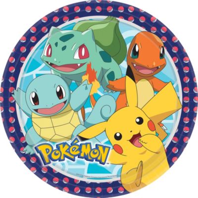 8 Teller Pokemon Papier rund 22,8 cm, Pokemon | myToys