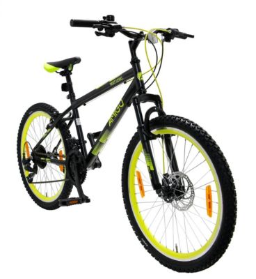 24 Zoll Fahrrad MTB Mountainbike 21 Gang Federgabel mit Scheibenbremse ...