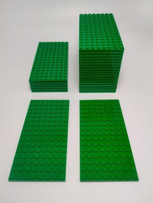 LEGO® Bauplatten 8x16 Grün Plate green 92438 NEU 25 Stk. | research ...