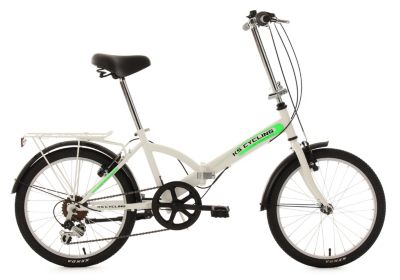 Faltrad 6 Gänge Klapprad Classic 20 Zoll weiß Klappräder Rahmenhöhe: 34 ...