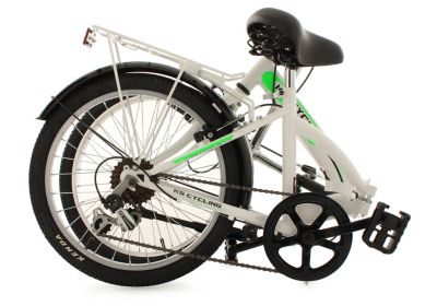 Faltrad 6 Gänge Klapprad Classic 20 Zoll weiß Klappräder Rahmenhöhe: 34 ...