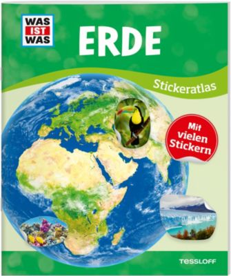 WAS IST WAS Sticker-Atlas Erde, Tessloff Verlag | myToys